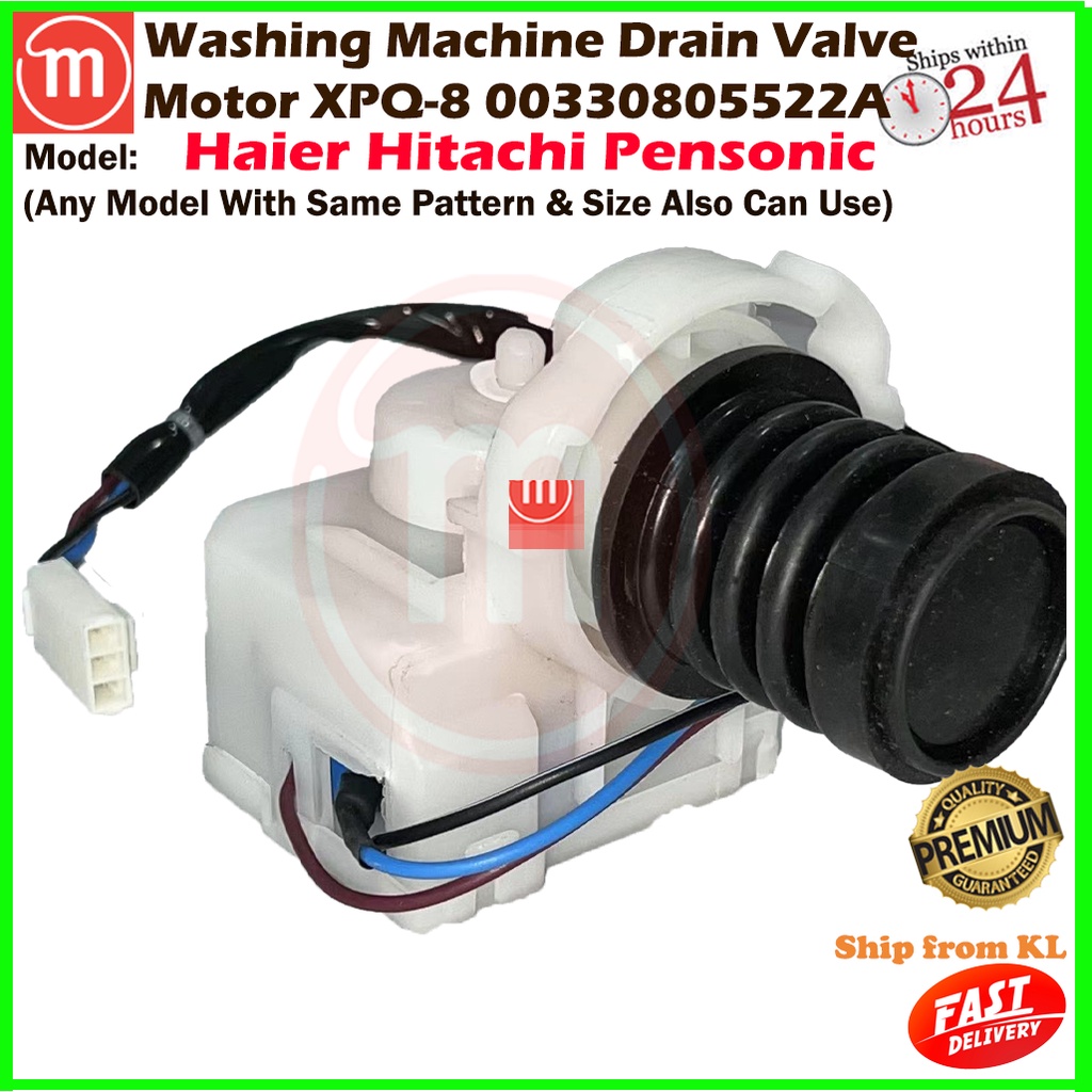 Haier Hitachi Pensonic Washing Machine Drain Motor Valve Packing Bellow ...