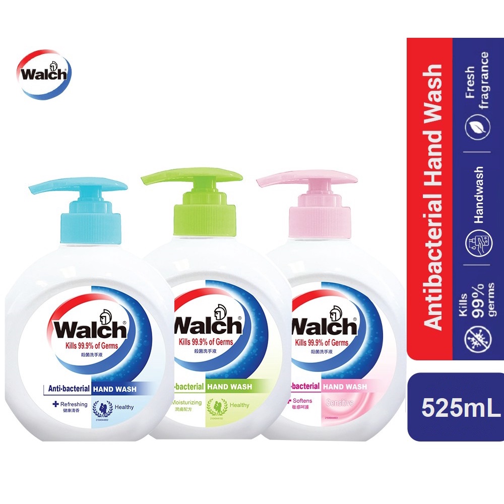 Walch Germany Antibacterial Hand Wash 400ml (New Packaging) | Shopee ...