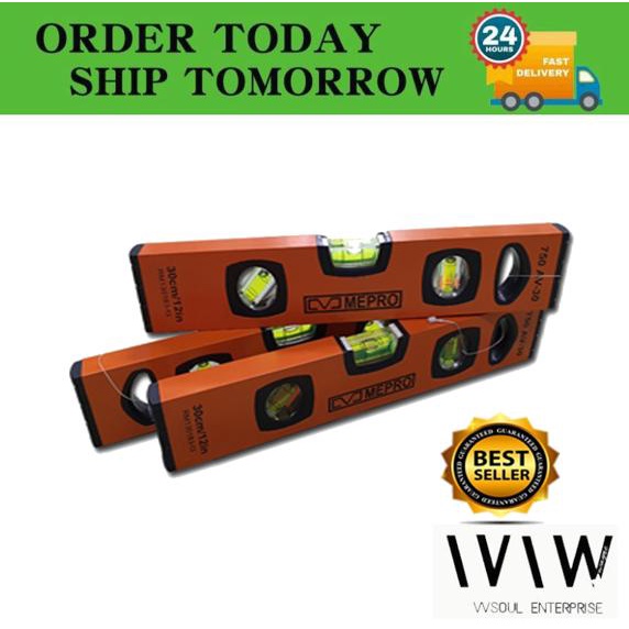 SPIRIT / WATER LEVEL METER RULER MEASURING AND LEVELING (12",18",24 ...