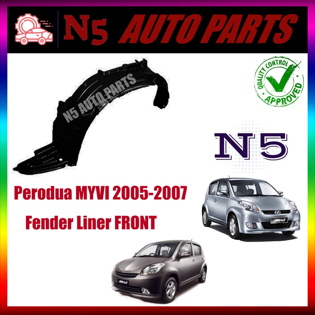 Perodua MYVI 2005-2007 FRONT Fender Liner | Shopee Malaysia
