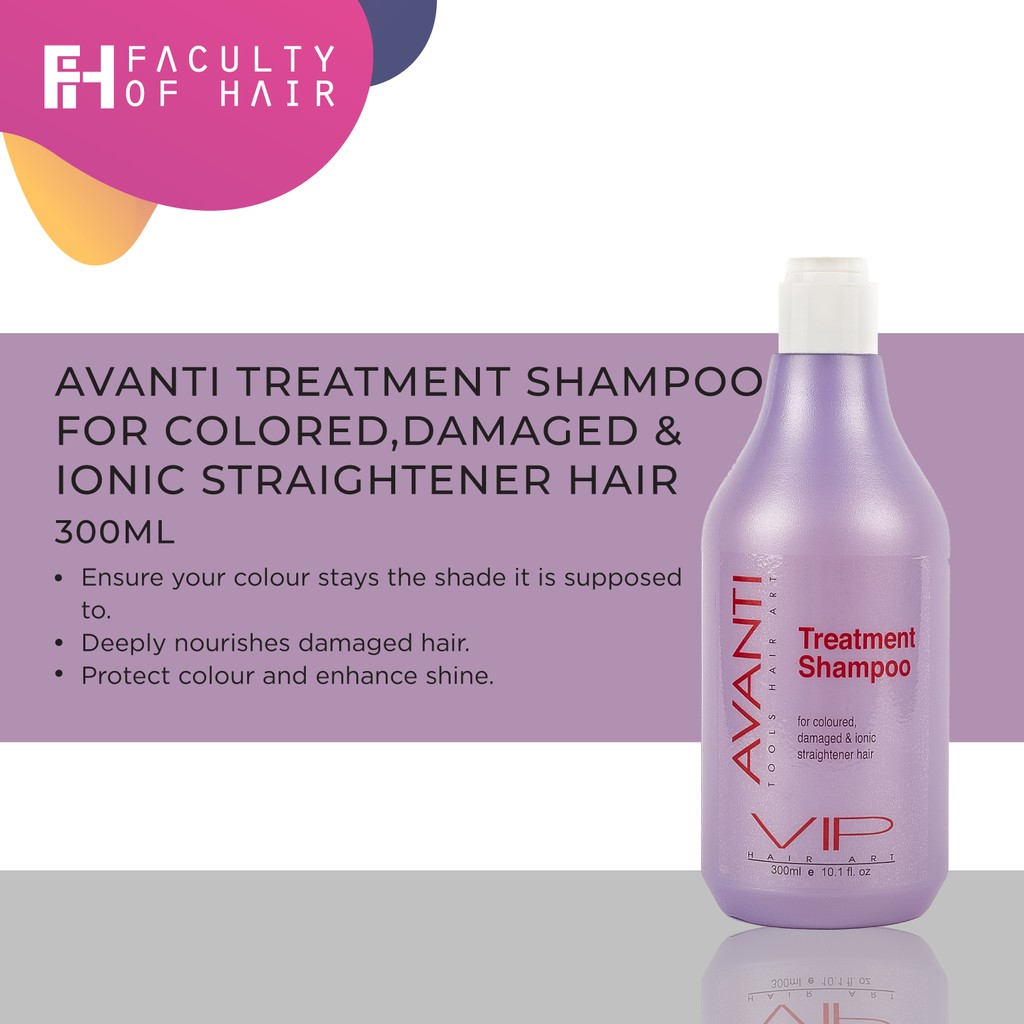 Avanti Treatment Shampoo for Colored,Damaged & Ionic Straightener Hair ...