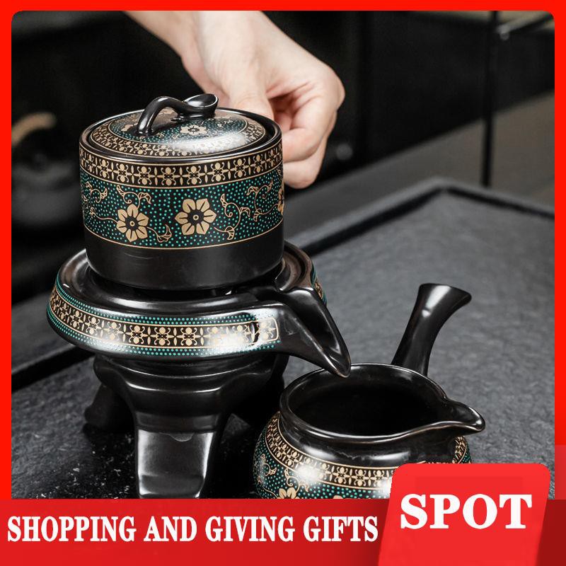 Tea set household simple net celebrity lazy semi-automatic creative ...