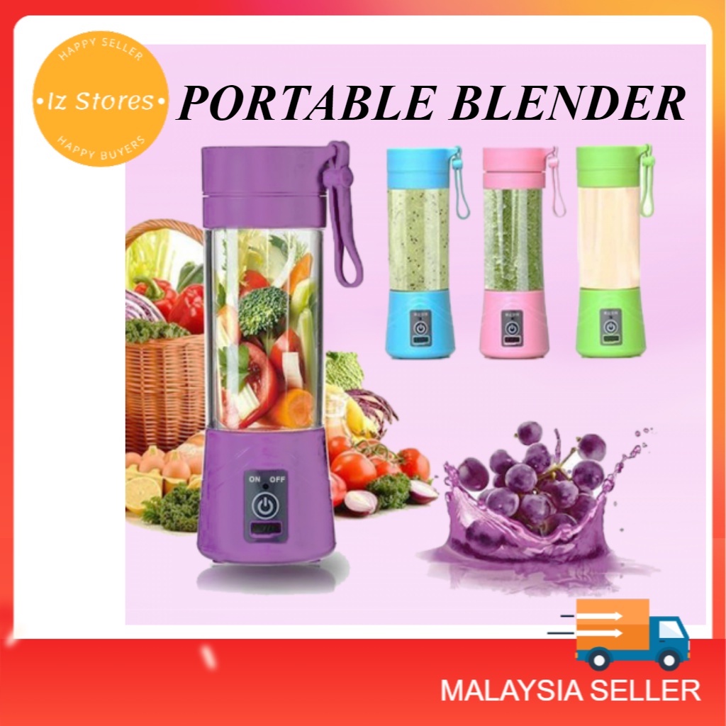 Iz_Stores 🌟Rechargeable Portable Mini Fruit Blender Fruit Juice Blander ...