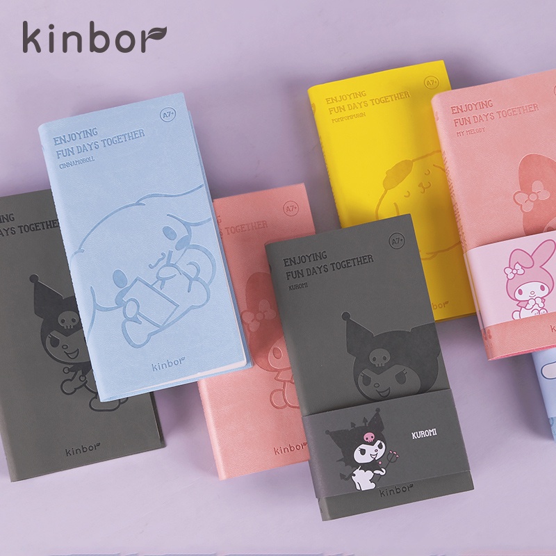 Kinbor Sanrio Series Pocket Book A7 Hand Book Student Punch Card Book ...