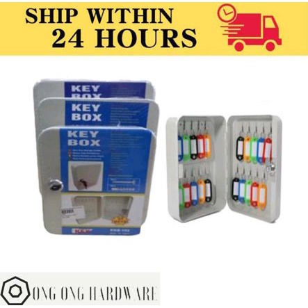METAL KEY BOX - 20 KEYS/ 45 KEYS/ 93 KEYS/ KOTAK KUNCI/ BEKAS SIMPAN ...