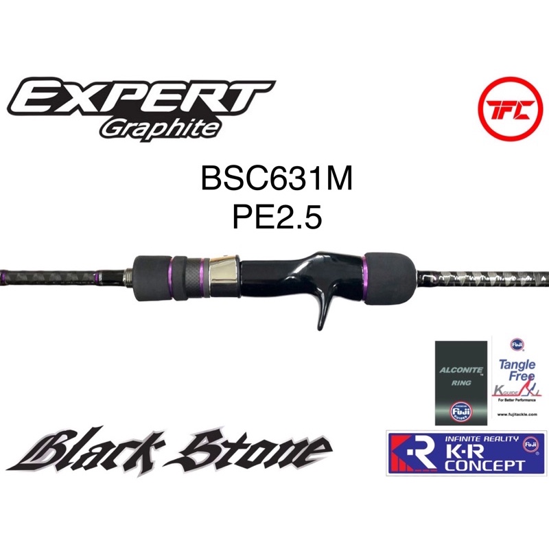 Expert Graphite Black Stone Slow Fast Jigging Fishing Rod Overhead Slow Pitch BC Baitcast ...