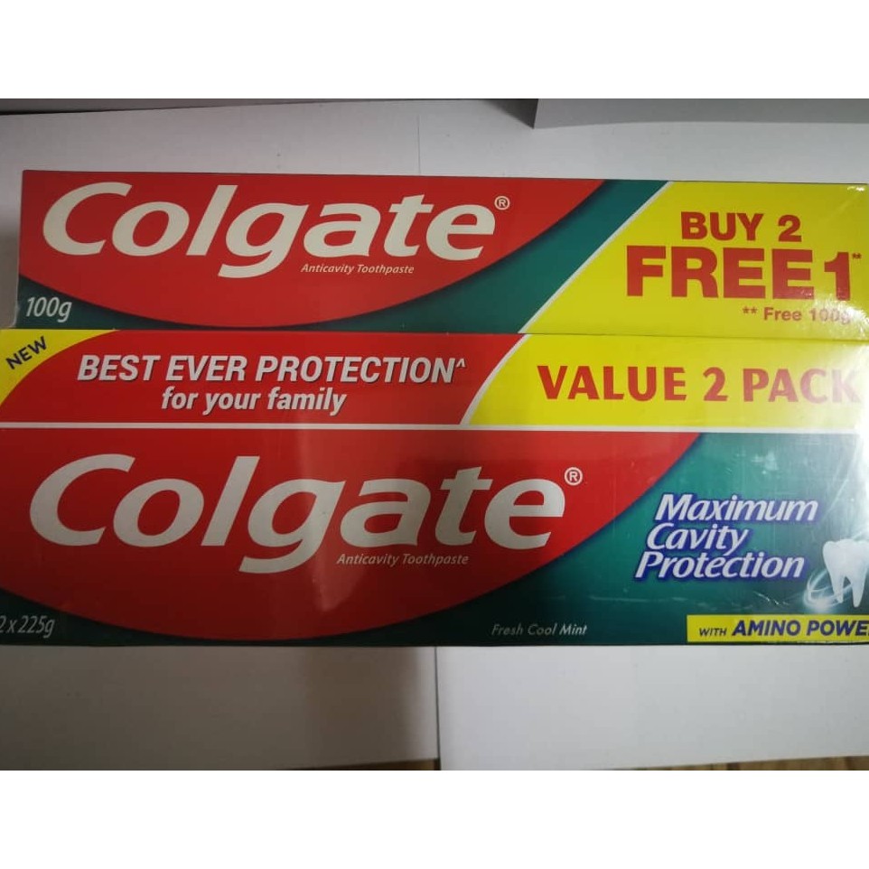 Colgate Maximum Cavity Protection Icy Cool Mint Anticavity Toothpaste 2 ...