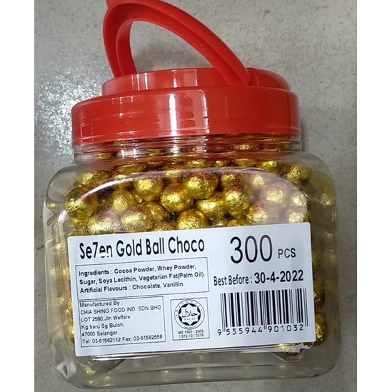 Seven Gold Ball Choco 850g 300pcs+- (HALAL) | Shopee Malaysia