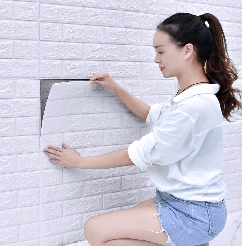 READY STOCK Wallpaper Stiker Dinding Ukuran 3D Wallpaper Wall Sticker ...