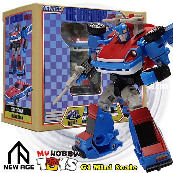New Age Toys Transformable Robot - NA H5 Maverick ( 8cm Mini Scale G1 ...