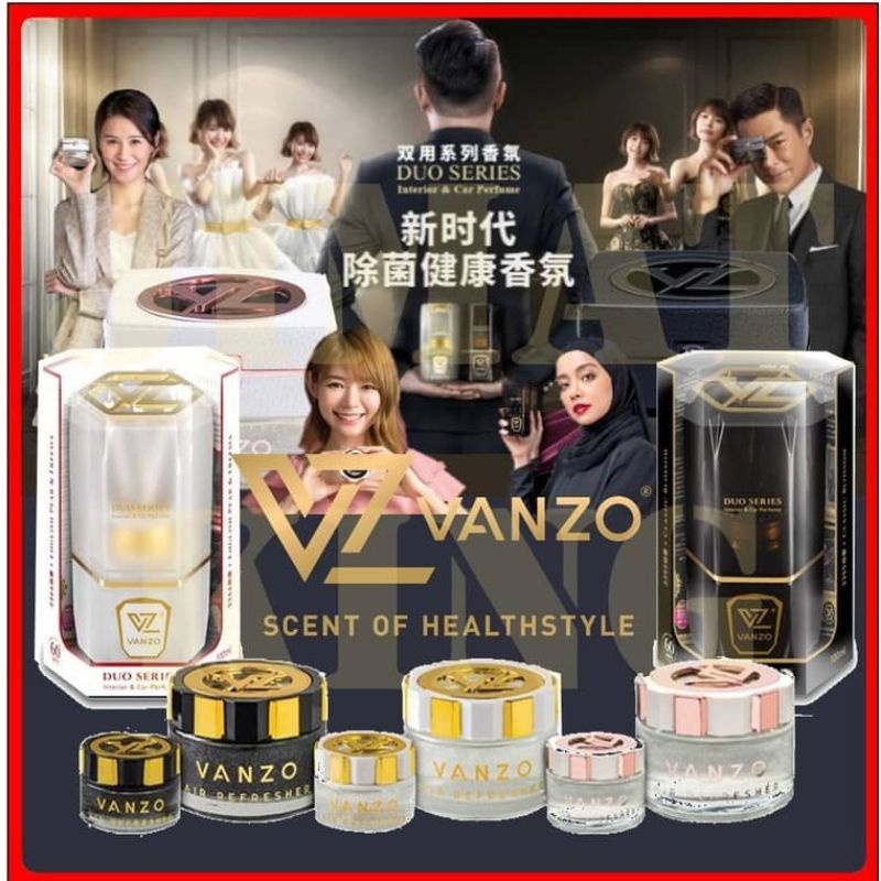 Vanzo Car Perfume Vanzo Duo Series Gentleman Goddess Car Perfume Car ...