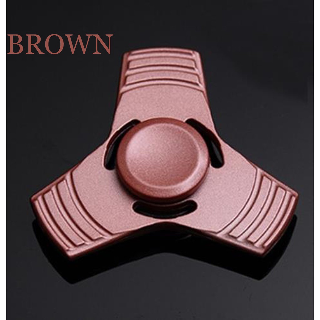 Aluminum Hand Spinner Tri Fidget Ceramic Bearing Desk Toy EDC Finger ...