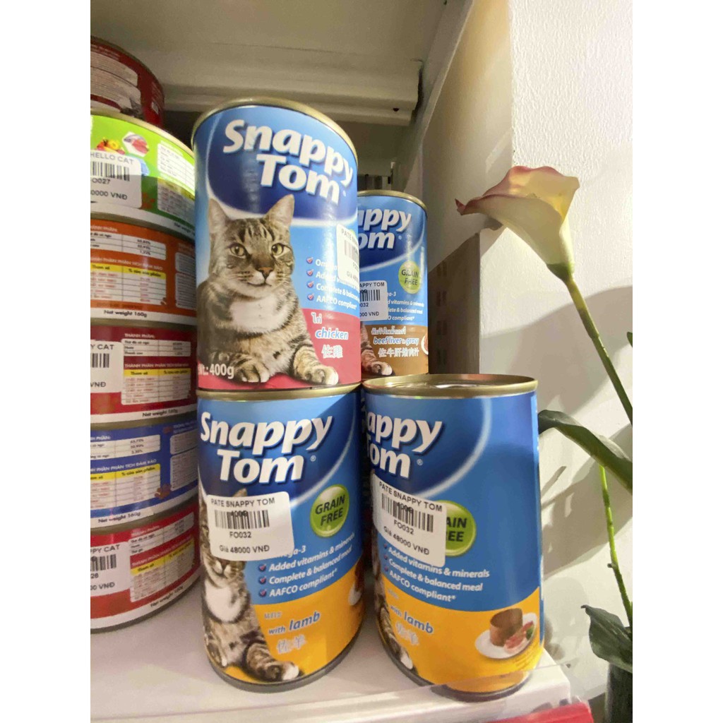 Snappy Tom Can Pate for Cats 400g | Shopee Malaysia