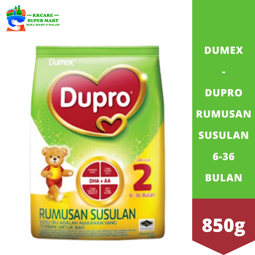 Dumex - Dupro / Rumusan Susulan For 6-36 Bulan - 850g | Shopee Malaysia