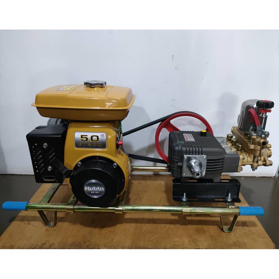 ROBIN ENGINE EY20 WITH POWER SPRAYER PLUNGER PUMP 35BAR (500PSI) (FOC 1 ...