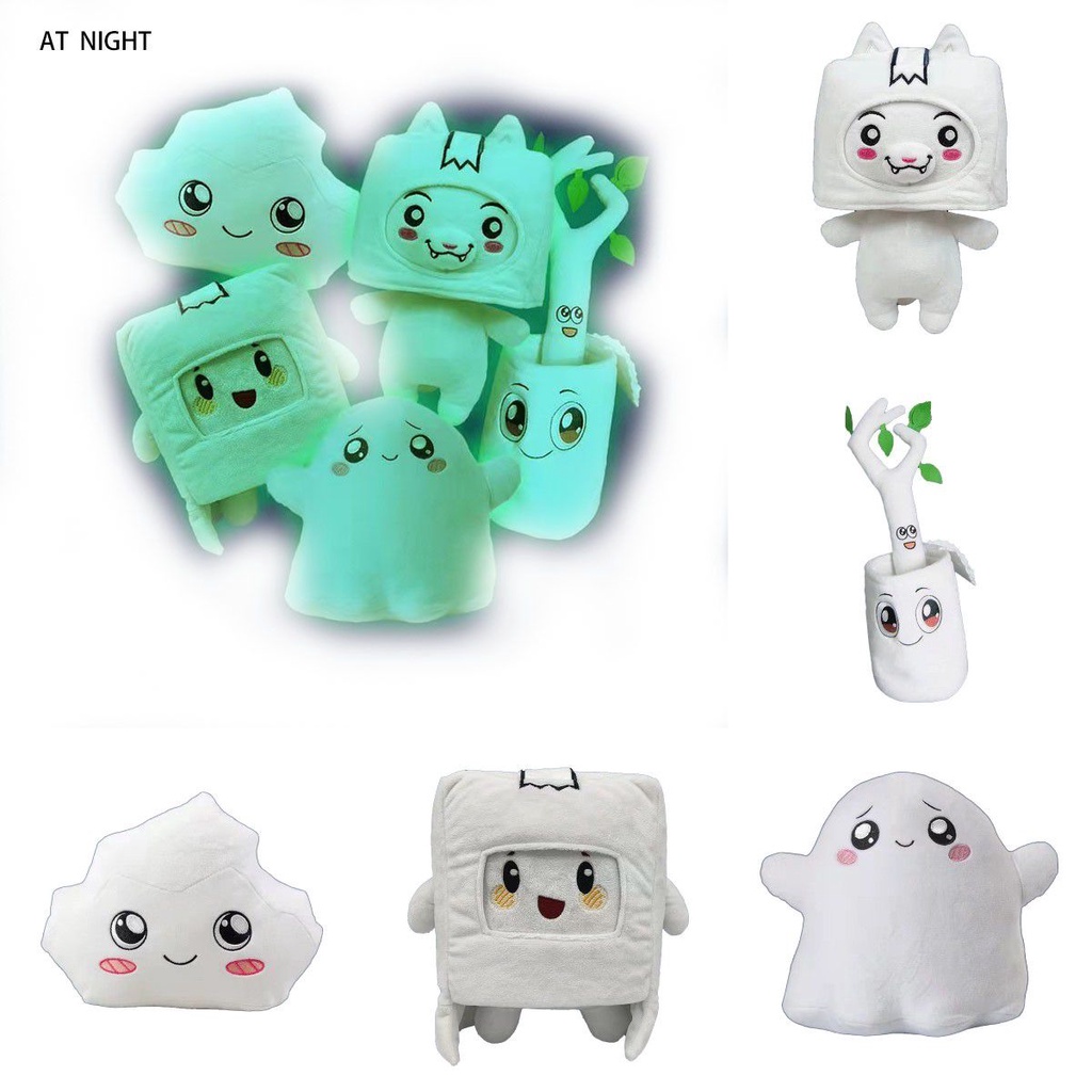 Lankybox BOXY FOXY ROCKY Stuffed Toy Game Figure Plush Doll Kids Gift ...
