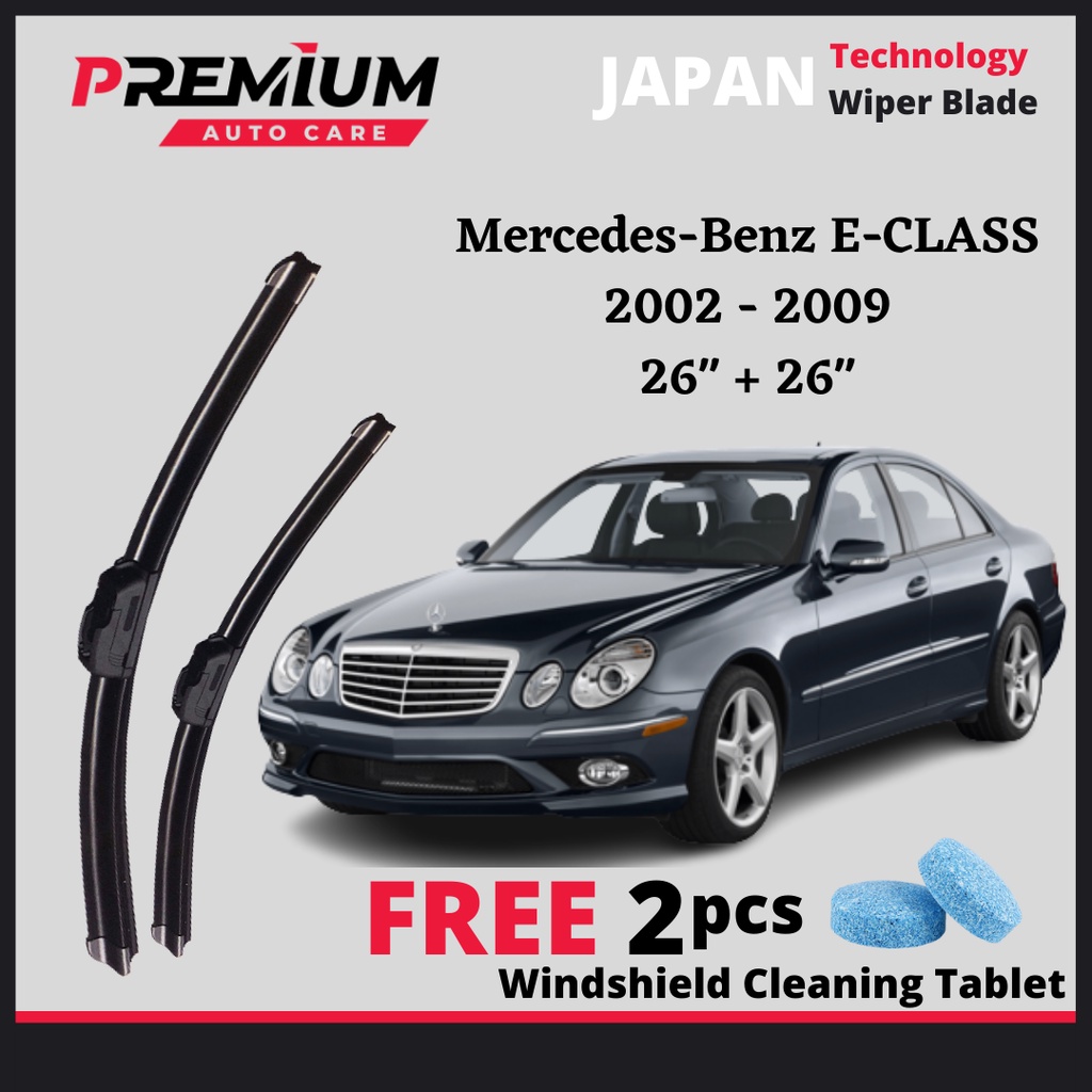 🔥 MERCEDES-BENZ E-CLASS (W211) 2002-2009 PREMIUM WIPER BLADE JAPAN ...