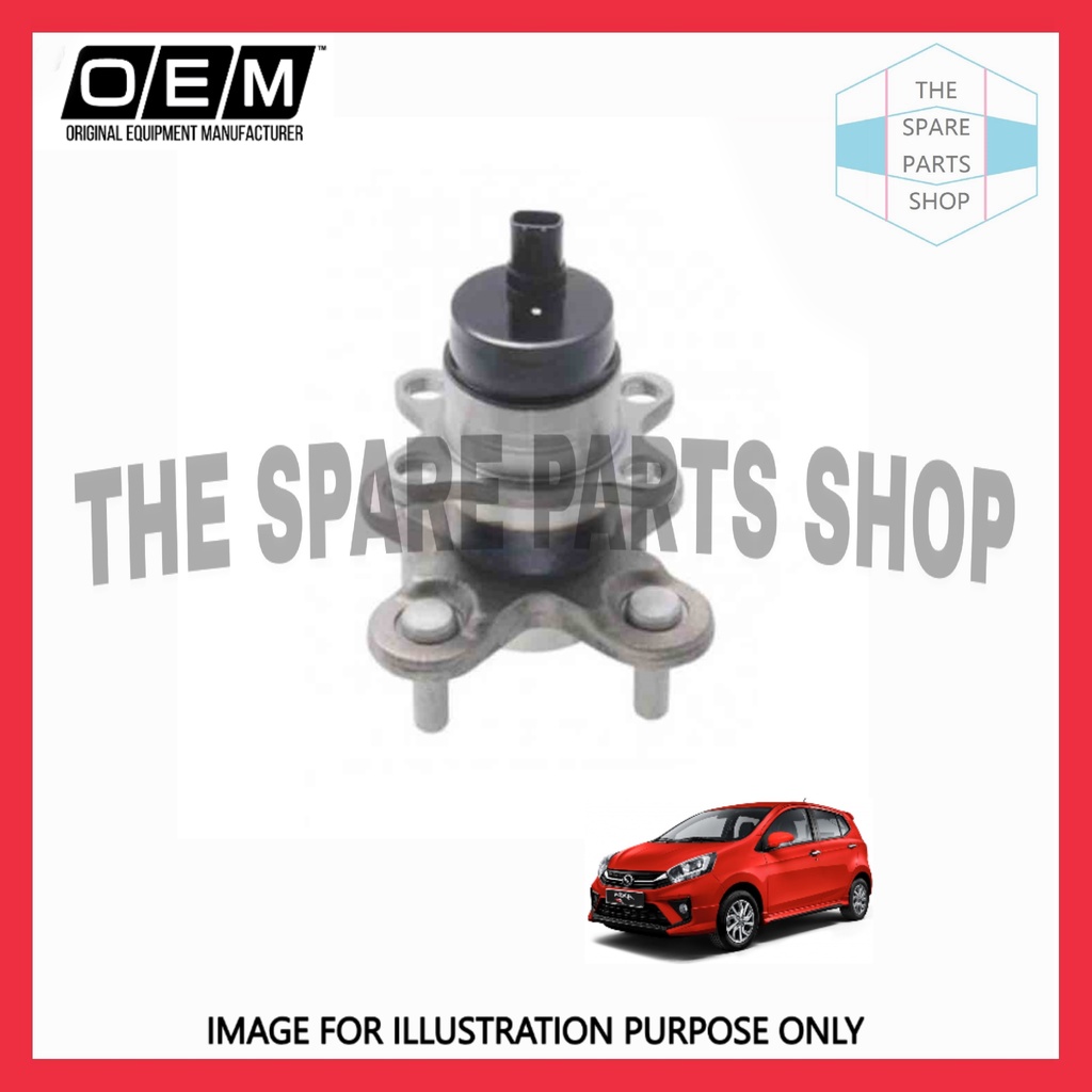 PERODUA AXIA REAR WHEEL BEARING HUB OEM (BRG-AXIA RR-G) | Shopee Malaysia