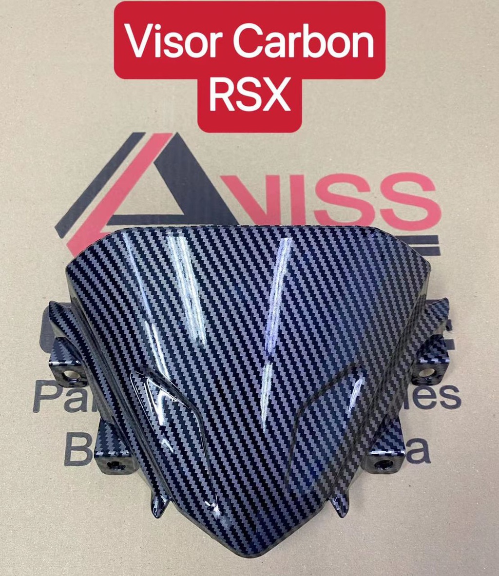 HONDA RSX RS-X150 COWLING VISOR LONG / WINDSHIELD TRANSPARENT BLACK ...