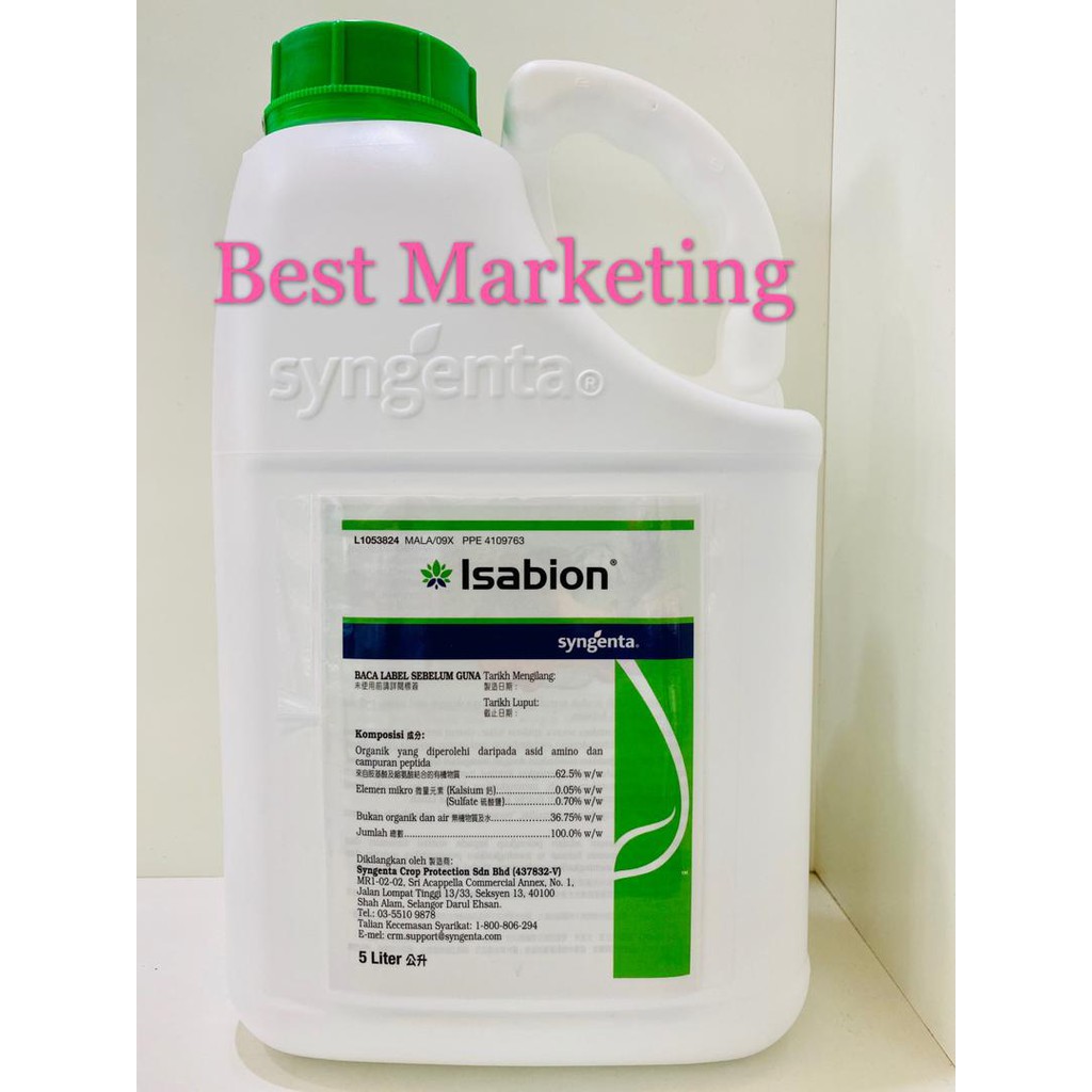 5LIT ISABION SYNGENTA / Baja Biotimulasi | Shopee Malaysia