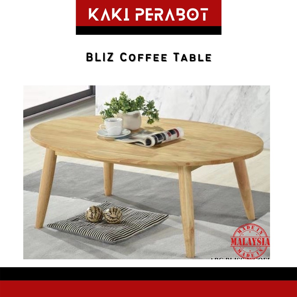 BLIZ Meja Coffee Table Modern Living Room Table Meja Kopi Ruang Tamu ...