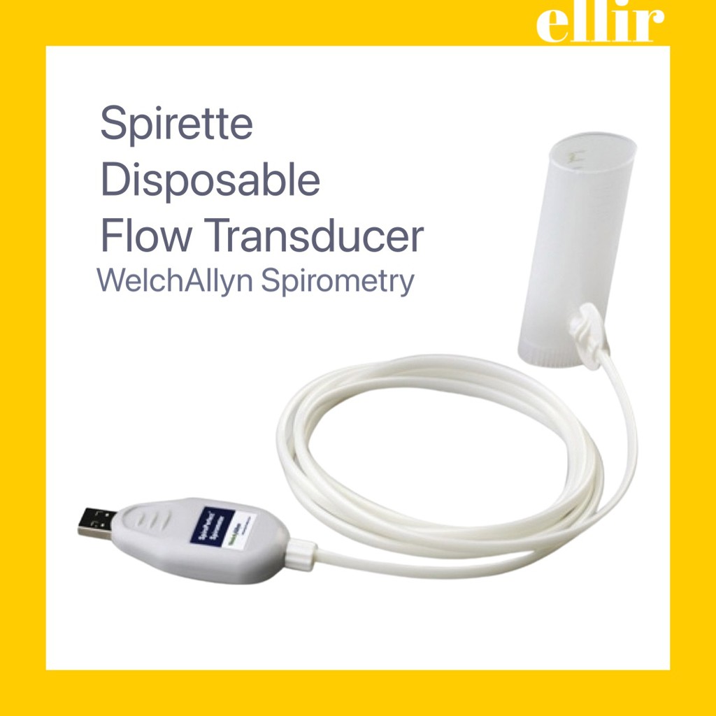 Welch Allyn Spirometry Disposable Flow Transducer / Disposable Spirette ...