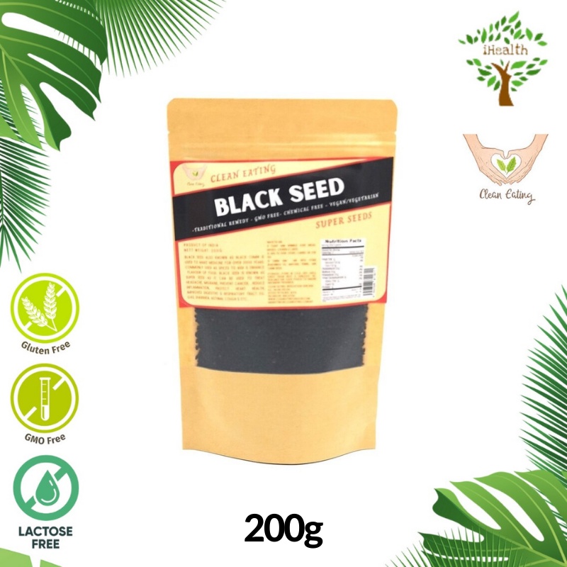 Clean Eating Natural Black Seed / Benih Hitam (200g) | Shopee Malaysia