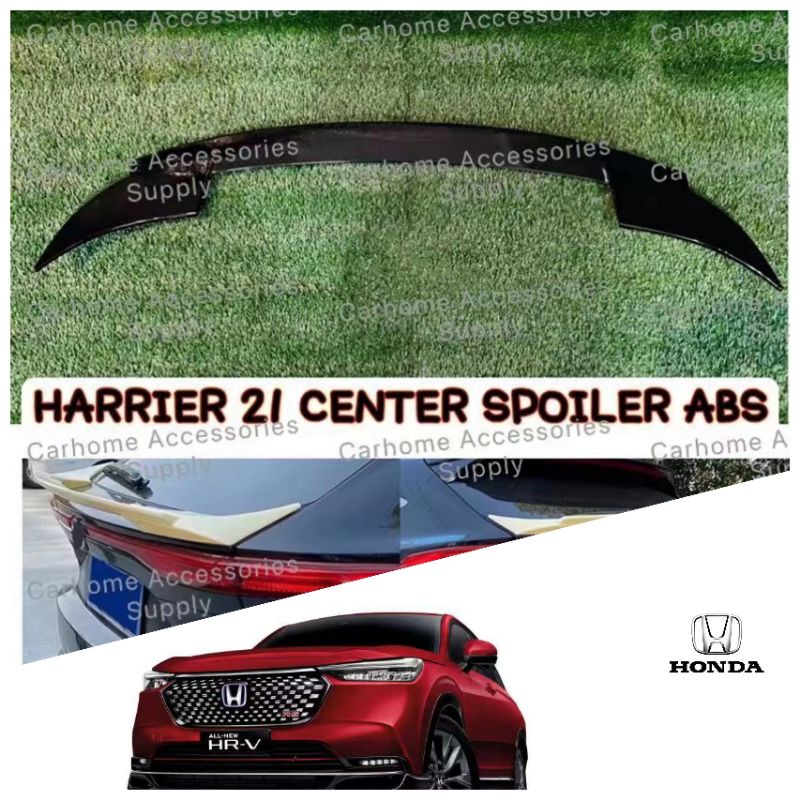 Toyota Harrier 2021 2022 rear center Spoiler with paint glossy black ...