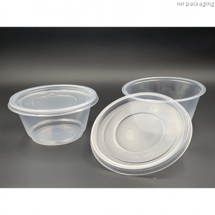 C12 Round Container with Lid | BEKAS BULAT / BEKAS MAKANAN / BEKAS KUAH ...