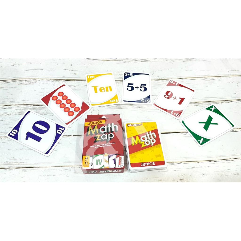 Math Zap/Game Card/Education Game Card/Math Game Card/Kad Permainan ...