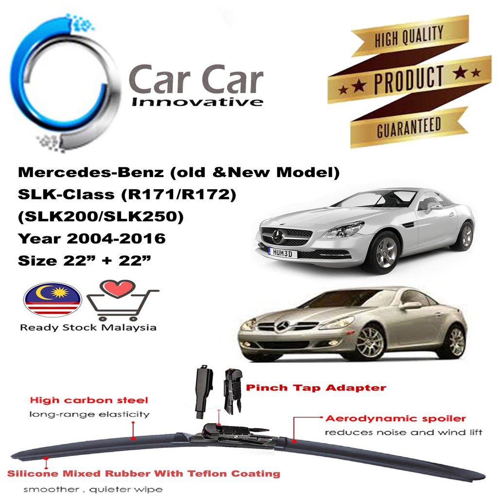 Mercedes-Benz SLK-Class Old & New Model (R171/R172) Wiper, Wiper Blades ...