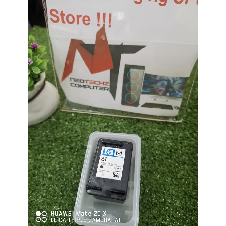 Empty ink hp 61 black for diy refill ciss system | Shopee Malaysia