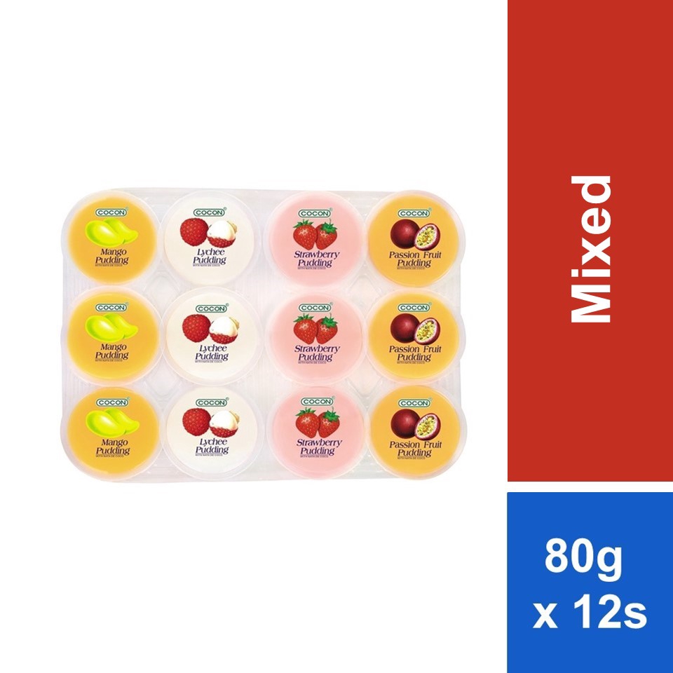 Cocon Mixed Nata Pudding 80g x 12s | Shopee Malaysia
