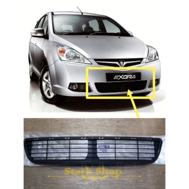 ORIGINAL PROTON EXORA 2008 FRONT BUMPER LOWER GRILLE | Shopee Malaysia