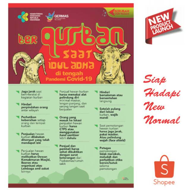 Poster on the Koran during Eid al-Adha in the midst of the Covid-19 ...