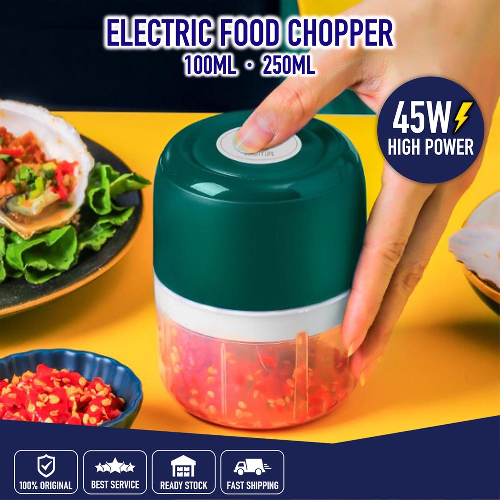 Mini Blender Garlic Chopper Electric Food Chopper Portable Blender Food ...