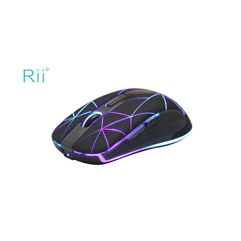 Rii RM200 Wireless Mouse 2.4G Wireless Mouse 5 Buttons Rechargeable ...