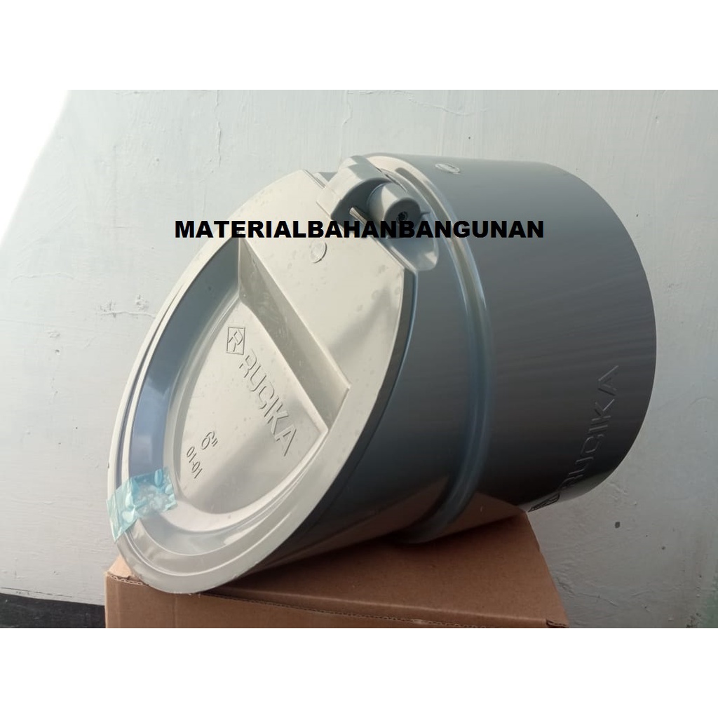 Backflow Valve 6inch Rucika Waste Drain Connection Pest Barrier 6inch ...