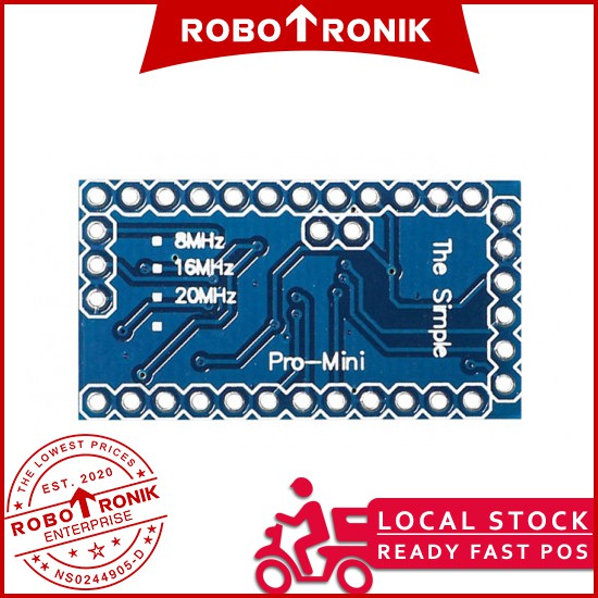 Pro Mini Microcontroller ATmega328 Development Board 3.3V @8Mhz / 5.0V ...