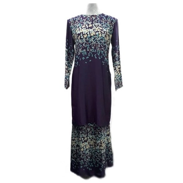 BAJU KURUNG MODEN, BAJU KURUNG BUNGA-BUNGA, BAJU KURUNG | Shopee Malaysia