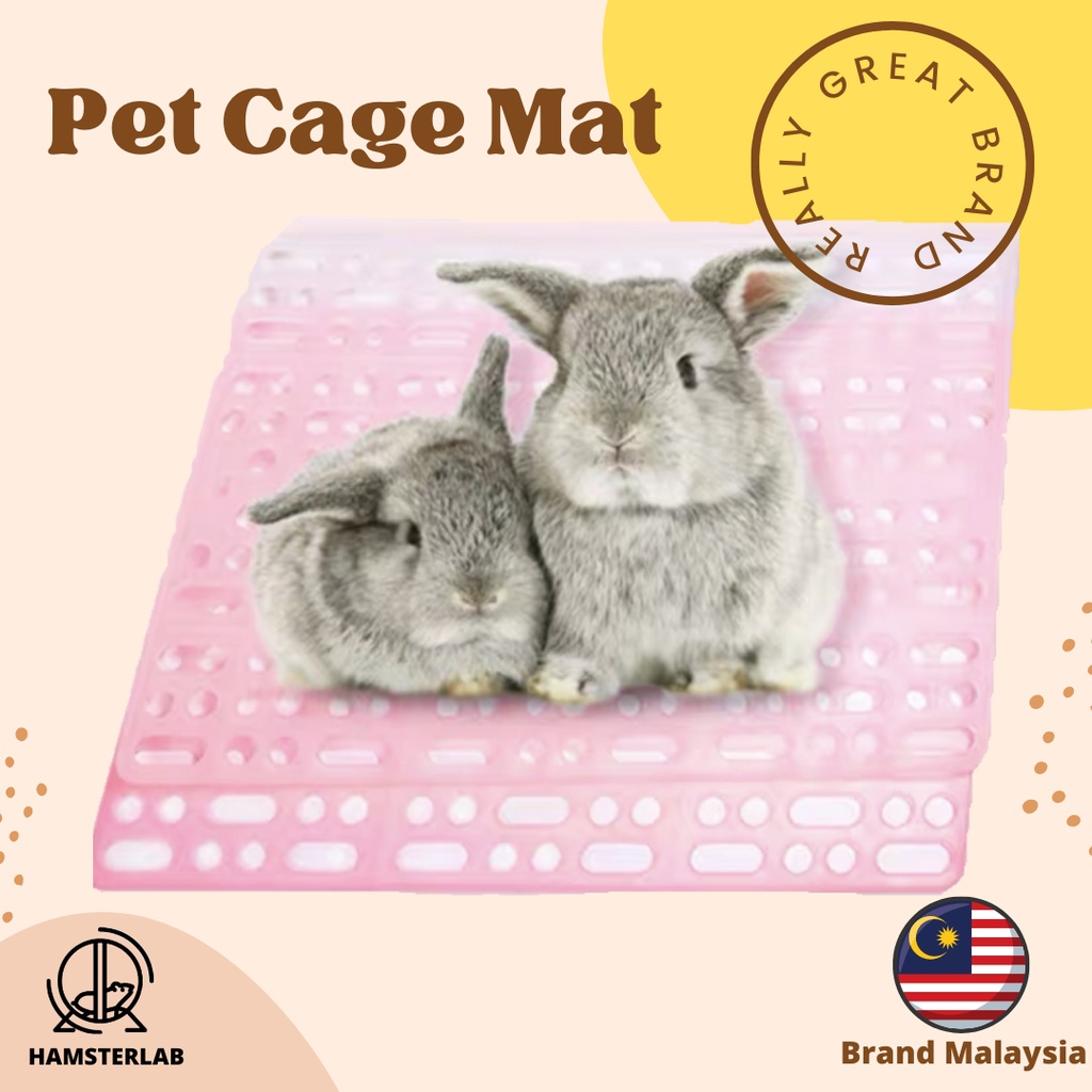 Pet Cage mat Plastic Mat Rabbit Mat Small Pet Cage Foot Mat Pad For ...