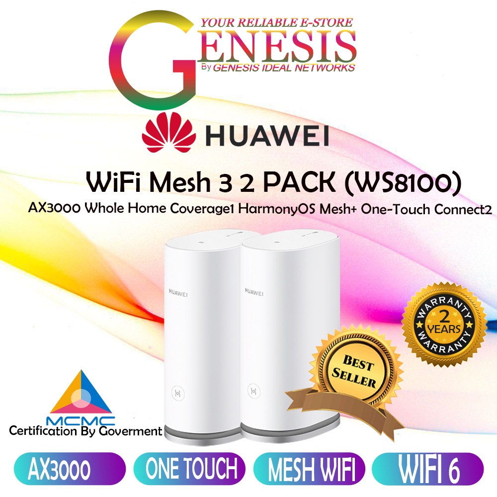 [🔱ORIGINAL MALAYSIA SET🔱] HUAWEI WIFI MESH 3 WHOLE HOME SYSTEM ROUTER / AX3 PRO WS7206 AX3000 ...