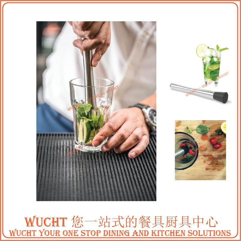【WUCHT】Stainless Steel Cocktail Muddler and Mixing Spoon , Bar Muddler ...