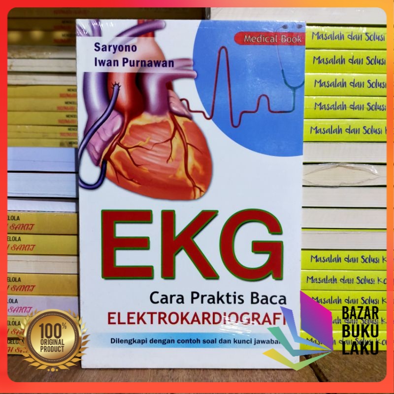 Original MEDICINE BOOK ECG PRACTICAL WAY TO READ ELEKTROKARDIOGRAPHY ...