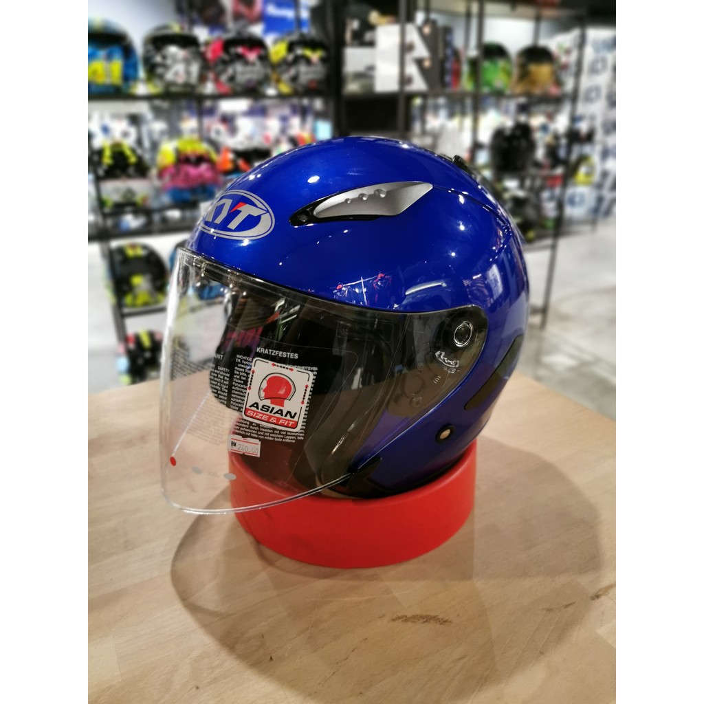 KYT HELLCAT Plain Yamaha Blue (Open face helmet) | Shopee Malaysia