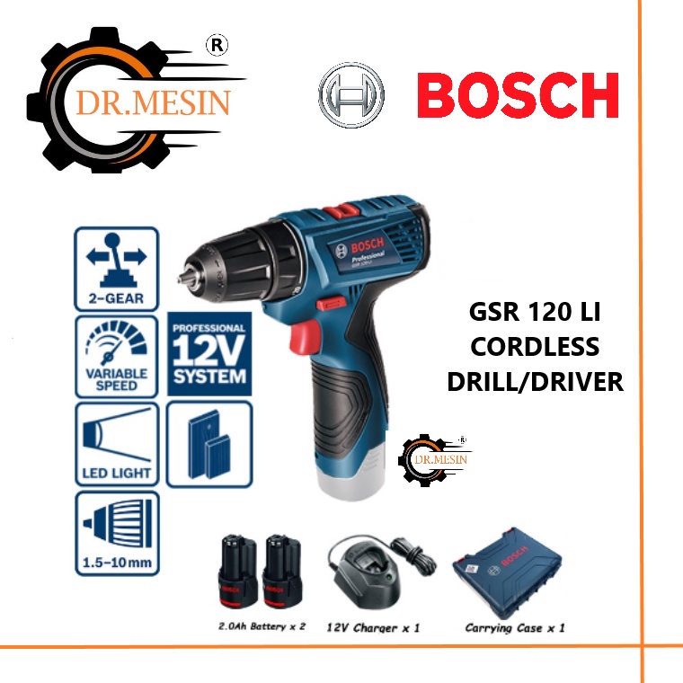 [READY STOCK] BOSCH GSR 120-LI Gen 2 Professional Cordless Drill GSR120 ...