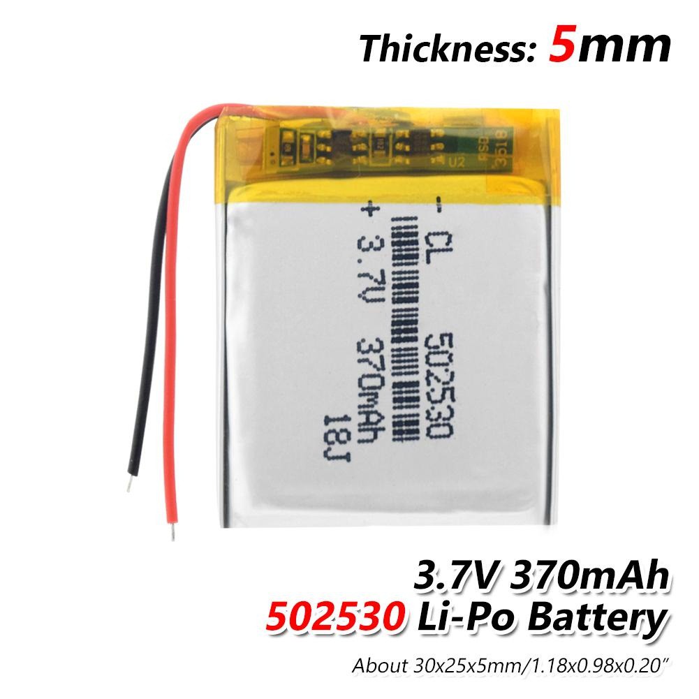 3.7V 360mAh 502530 can use model 402530 Lithium Polymer Li-Po li ion ...