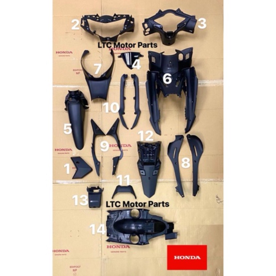 Honda Wave Dash II Dash FI Inner Cover PP Cover 100% Original Ori ...