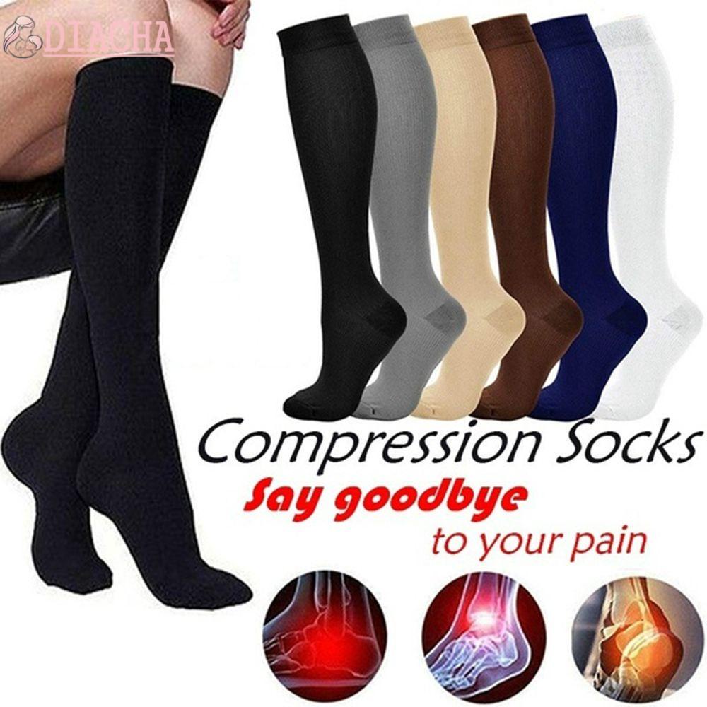 DIACHA 1 Pair Health Care Varicose Veins Leg Socks Multi-colors Pain ...