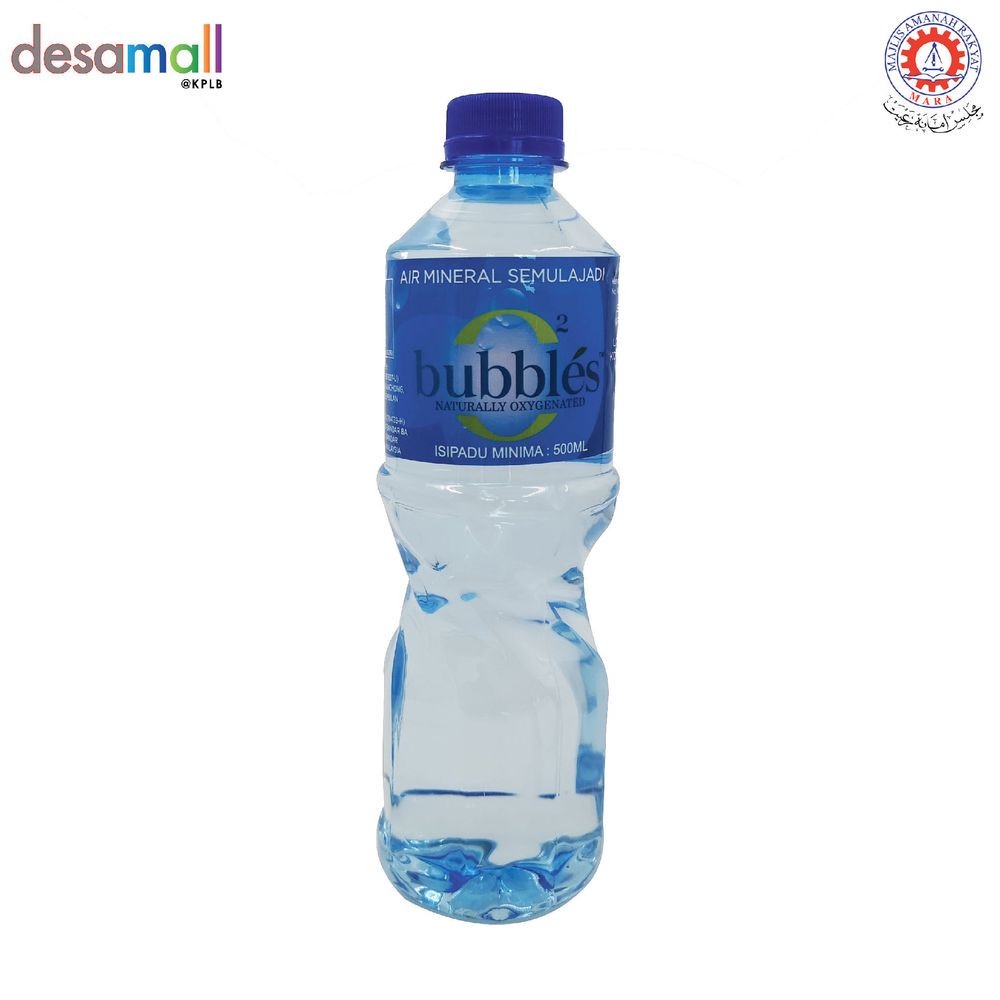 Bubbles O2 Air Mineral Semula Jadi (500ml) | Shopee Malaysia